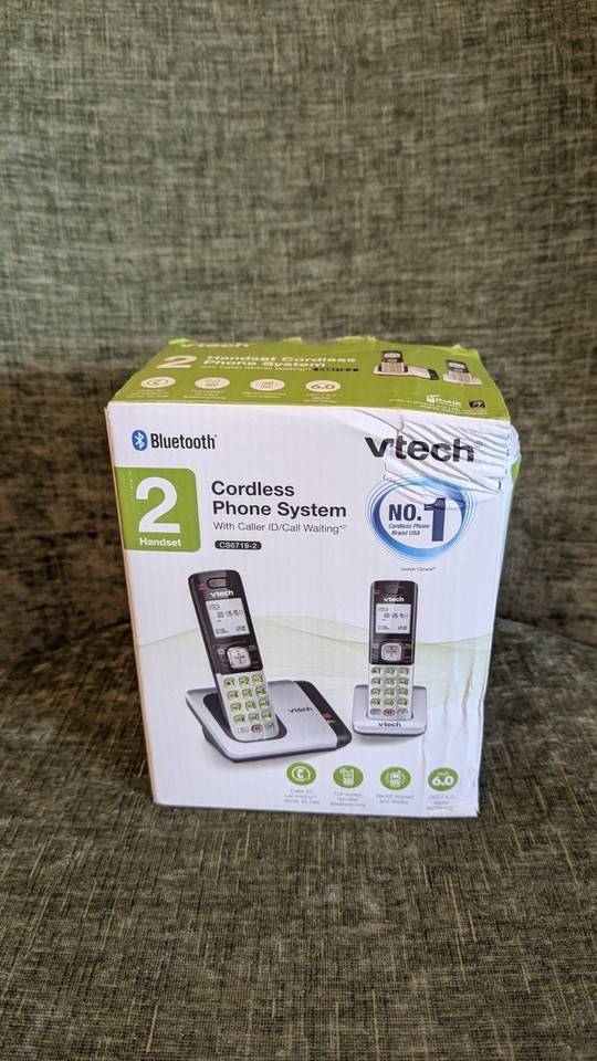 VTech CS6719-2 DECT 6.0 2-Handset Cordless Phone | eBay