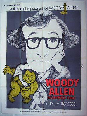 Affiche cinéma originale NUMBER ONE LILY LA TIGRESSE Woody Allen LANDI ...