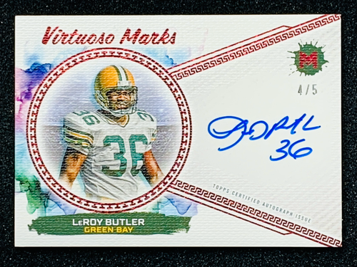 2024 Topps Motif LeRoy Butler Virtuoso Marks Autograph Packers Auto /5 ...