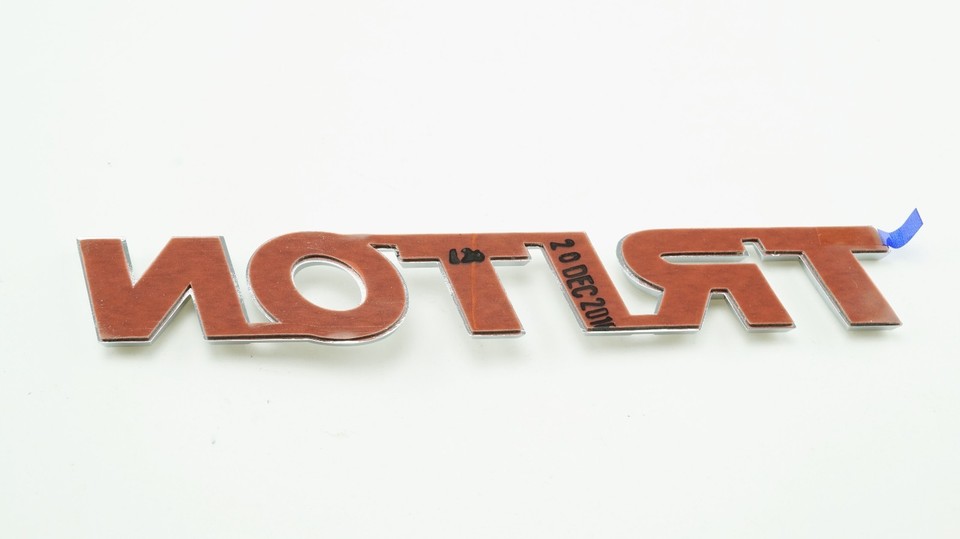 MITSUBISHI MARK TRITON CHROME 3D LOGO EMBLEM GENUINE PART 7415A093 | eBay