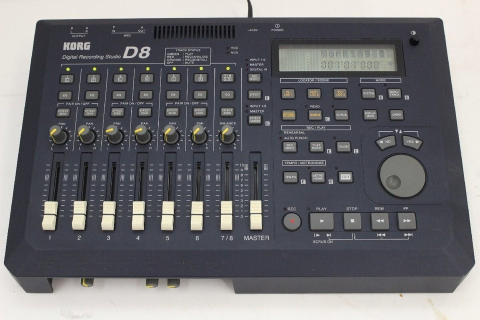 KORG D8 DEGITAL RECORDING STUDIO multitrack recorder | eBay