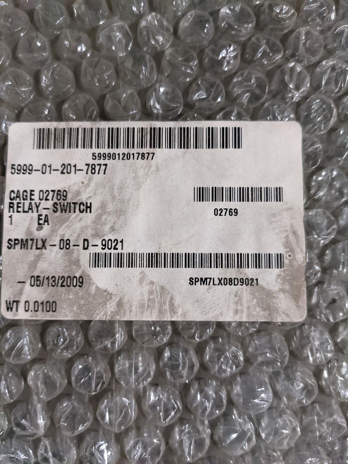 Engine Idle Switch Relay Control Box 5999-01-201-7877 Military Surplus ...