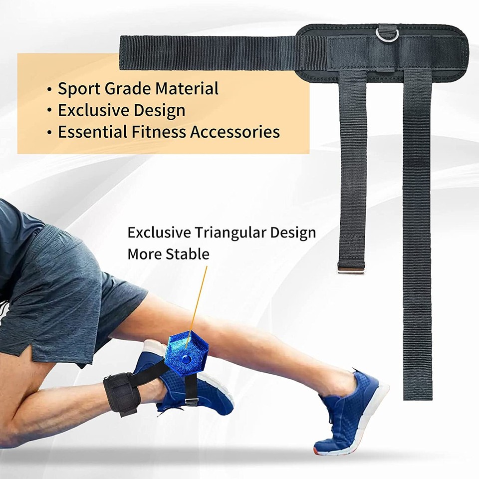 2pcs Ankle Weights for Hamstring Curls Hip Flexor & Leg Power Training ...