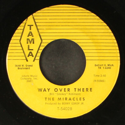 MIRACLES: way over there / depend on me TAMLA 7" Single 45 RPM | eBay