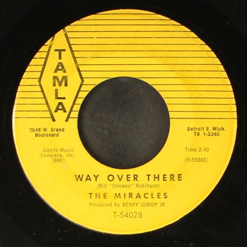 MIRACLES: way over there / depend on me TAMLA 7" Single 45 RPM | eBay