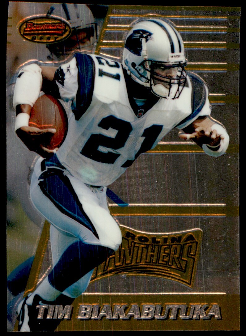 1996 BOWMAN'S BEST TIM BIAKABUTUKA RC CAROLINA PANTHERS #140 | eBay