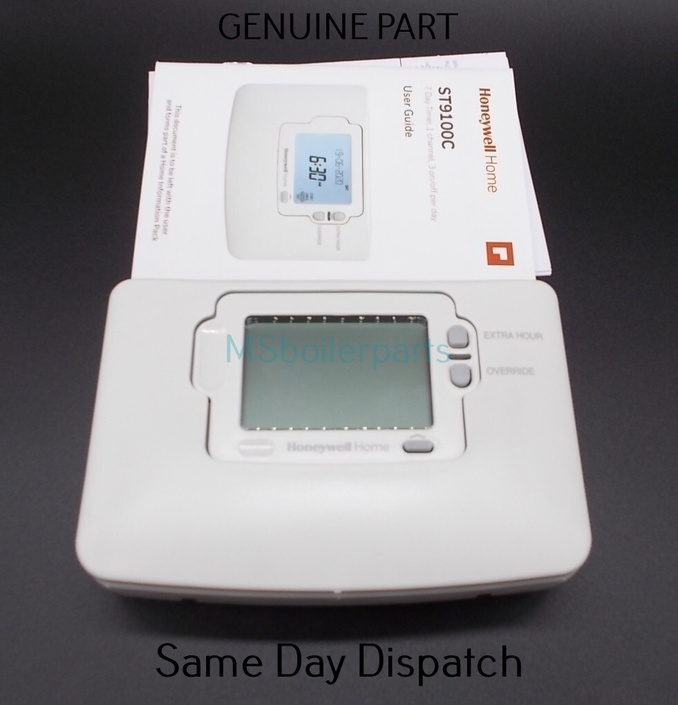 Honeywell ST9100C 1006 Timer Programmer 7 Day 1 Channel Boiler Heating ...