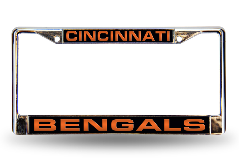 NFL Cincinnati Bengals Laser Cut Chrome License Plate Frame | eBay