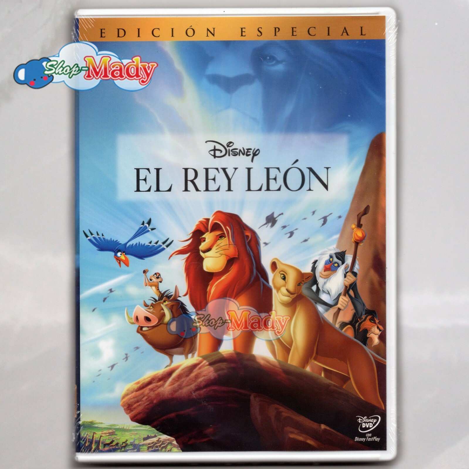 El Rey Leon EDICION Diamante DVD Mexican Edition Region 4 Mexico Lion ...