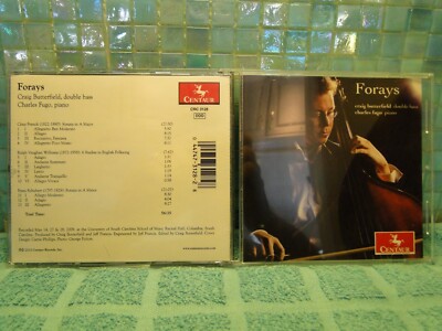 Forays Craig Butterfield Double Bass Charles Fugo Piano CD -EXTRA CDs ...