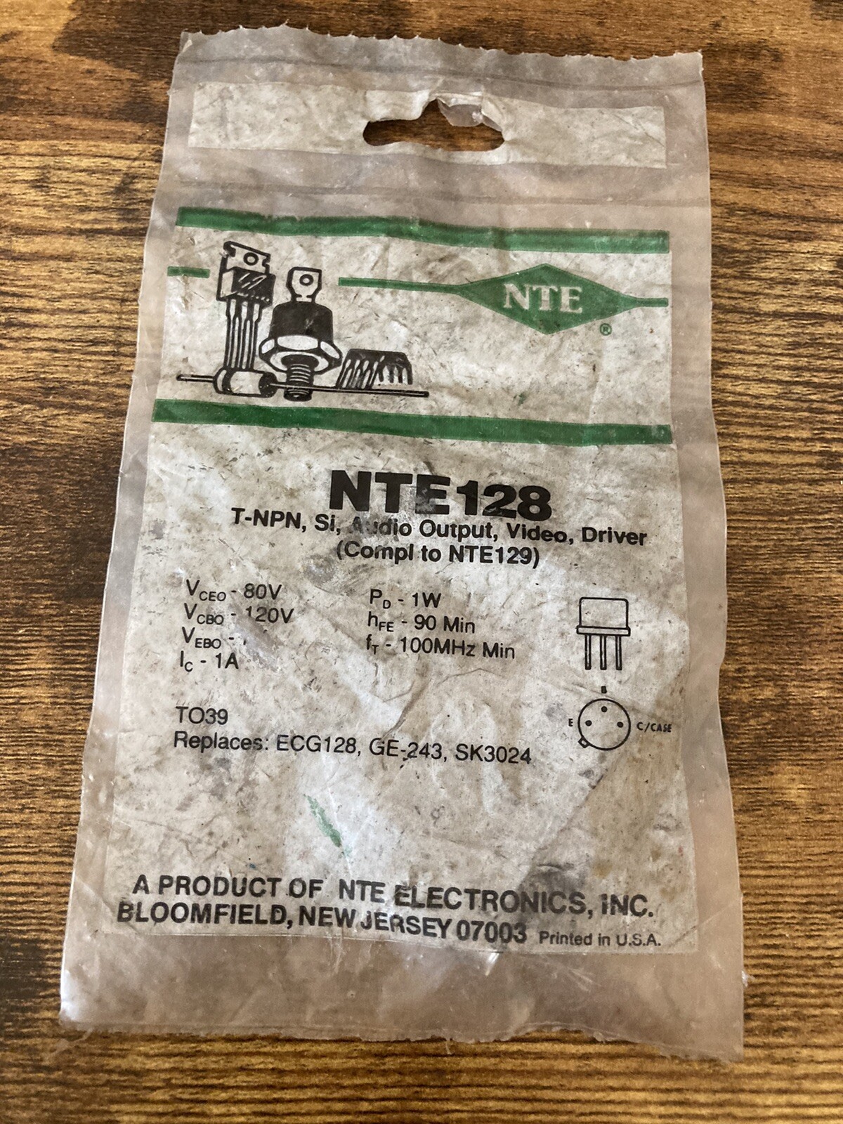 NTE128 T-NPN, Sl, Audio Output, Video, Driver (Compl to NTE129) | eBay
