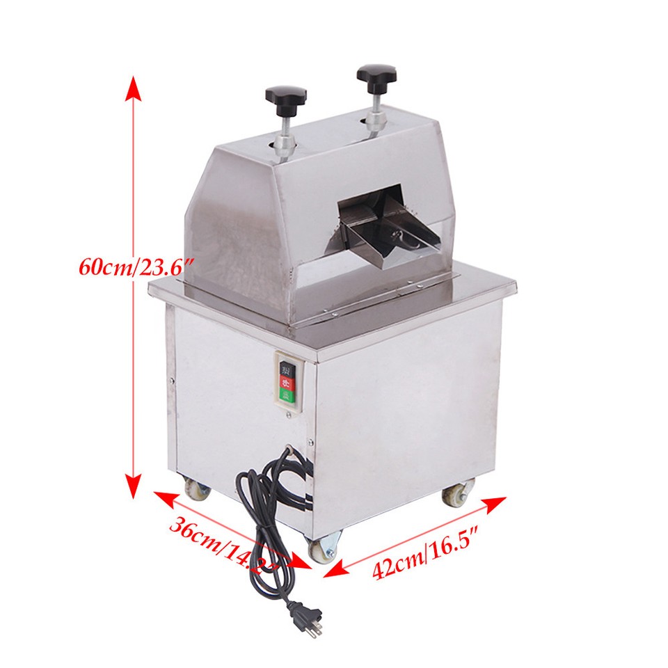 USA 110V 280kg/h Electric Sugar Cane Press Juicer Desktop Cane Machine ...