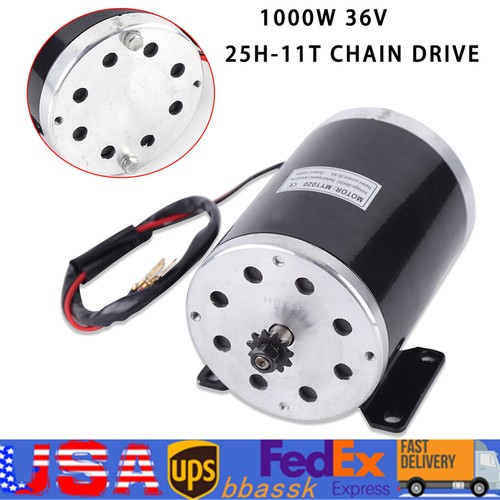 36V DC Motor Electric Brushed Motor MY1020 for E-Bike Quad Go-kart ...