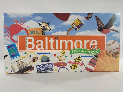 BALTIMORE-OPOLY Game Celebrating Baltimore, Maryland Shrink Wrapped New ...