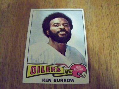 KEN BURROW 1975 TOPPS FOOTBALL CARD # 413 | eBay