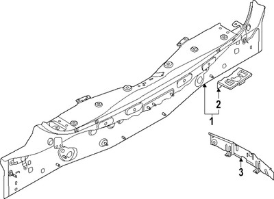 Genuine Nissan Rear Body Panel Retainer H5240-6RRMA | eBay