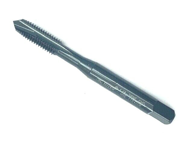 1/4-28 GH5 3 Flute Spiral Point Plug Tap Steam Oxide HYPRO TAP OSG ...