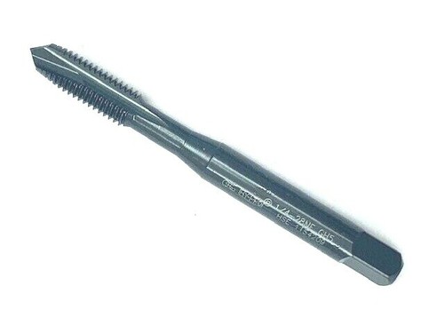 1/4-28 GH5 3 Flute Spiral Point Plug Tap Steam Oxide HYPRO TAP OSG ...
