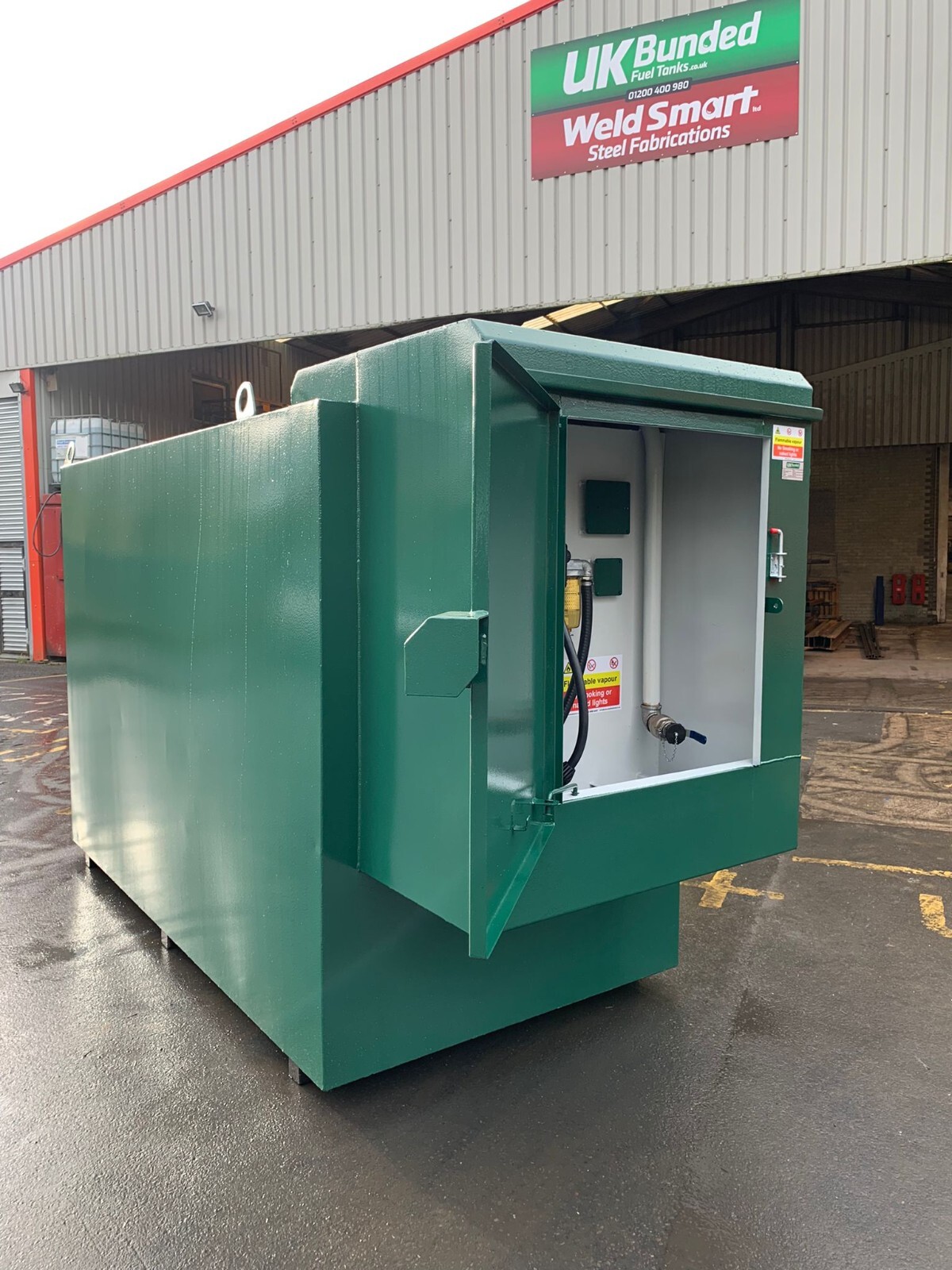 2000 Litre Bunded Tank FuelPoint Diesel Bowser HVO Generator tank | eBay UK