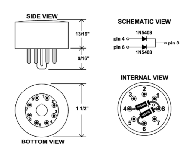 Solid-State REPLACEMENT for 5AR4 5U4 5Y3 rectifier tube | eBay