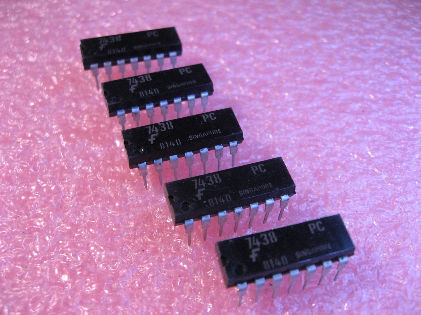 7438PC Fairchild TTL IC 2 Input NAND Quad DIP 14 Pin Plastic 7438 - NOS ...
