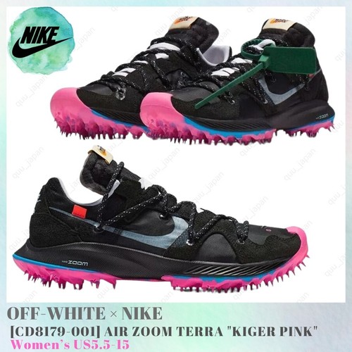 OFF-WHITE × NIKE AIR ZOOM TERRA KIGER PINK CD8179-001 Women's US5.5-15 ...