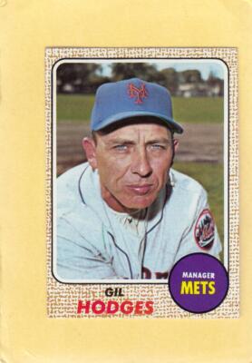 1968 Topps #27 Gil Hodges Mets EX Excellent MG #26125 | eBay