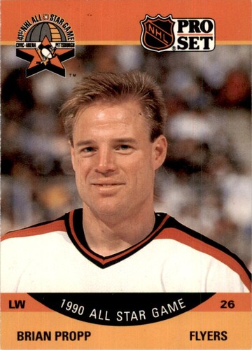 1990-91 Pro Set Brian Propp Philadelphia Flyers #360 NHL Hockey Sports ...