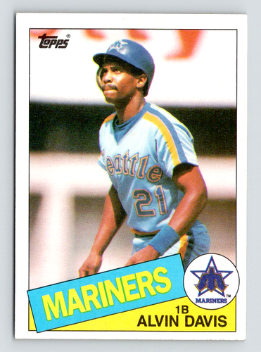 1985 Topps Card, #145 Alvin Davis Rookie, Seattle Mariners Hall of Fame ...
