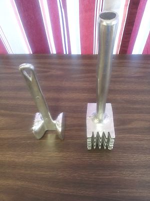 MEAT TENDERIZER MALLET HEAVY DUTY CAST ALUMINUM ALLOY (CHOOSE 10" or 13 ...