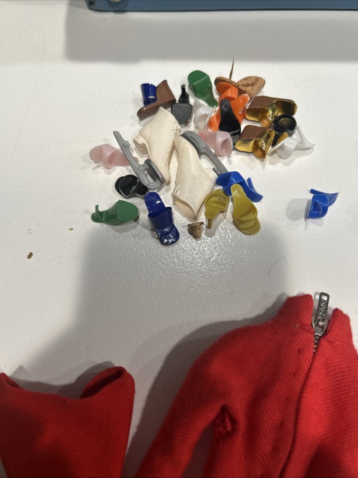 1963 Barbie And Midge Carrying Case Barbie Clothes Shoes Books Set Of 3 ...