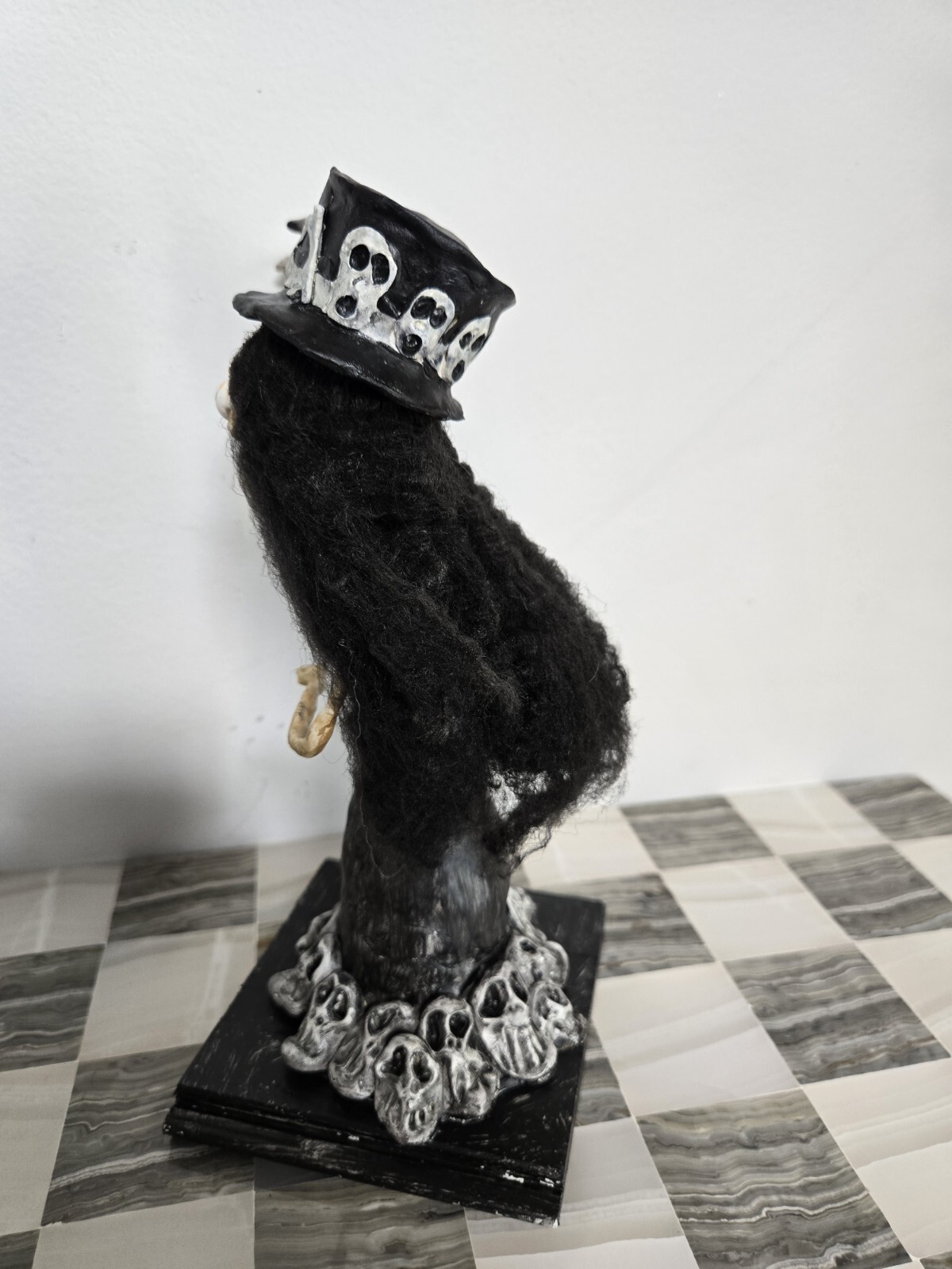 OOAK Creepy Oddity Art Doll Clay Spooky Skeleton Ghoul Voodoo Zombie ...