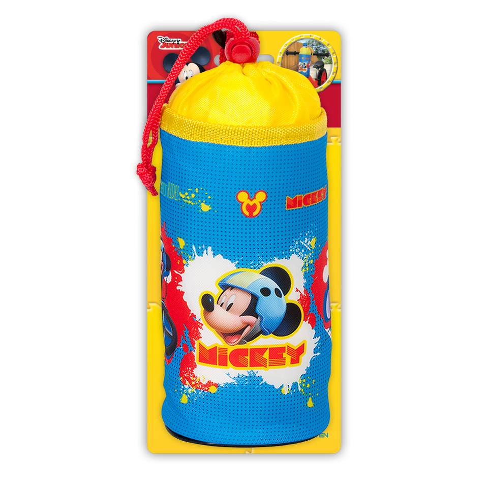 Mickey Mouse Bottle Cover with Drawstring Closure and Hook and Loop ...