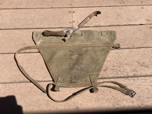 US Army WW1 M1910 Haversack Pack Tail Field Gear Equipment Unit Marked ...