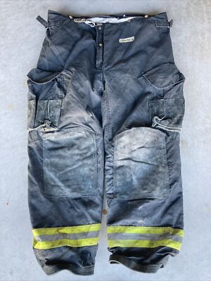 Firefighter Janesville Lion Apparel Turnout Bunker Pants 46x34 BLACK ...