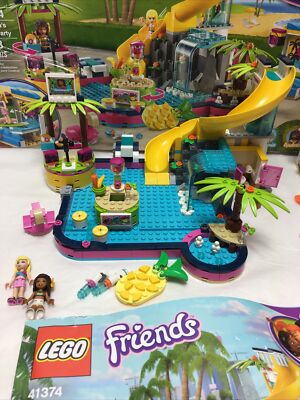 LEGO Friends Andreas Pool Party Building Set (41374) no sunglasses ...