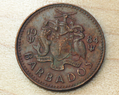 1984 Barbados 1 Cent | eBay
