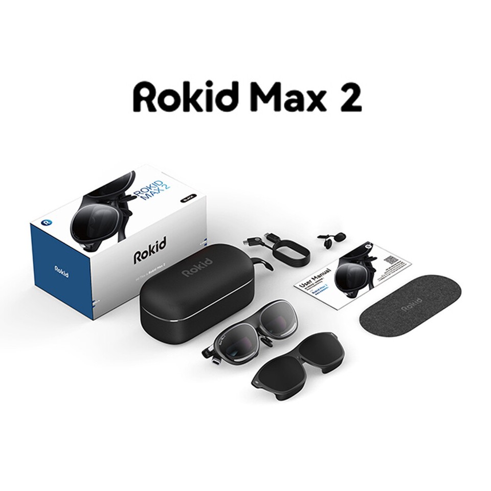Rokid AR Spatial Lite Max 2 Smart AR Glasses 360" 120Hz OLED 600Nits w ...