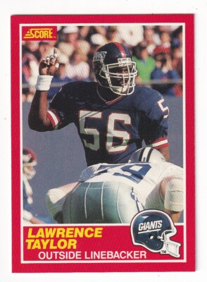 Lawrence Taylor 1989 Score NFL Card # 192 Giants | eBay