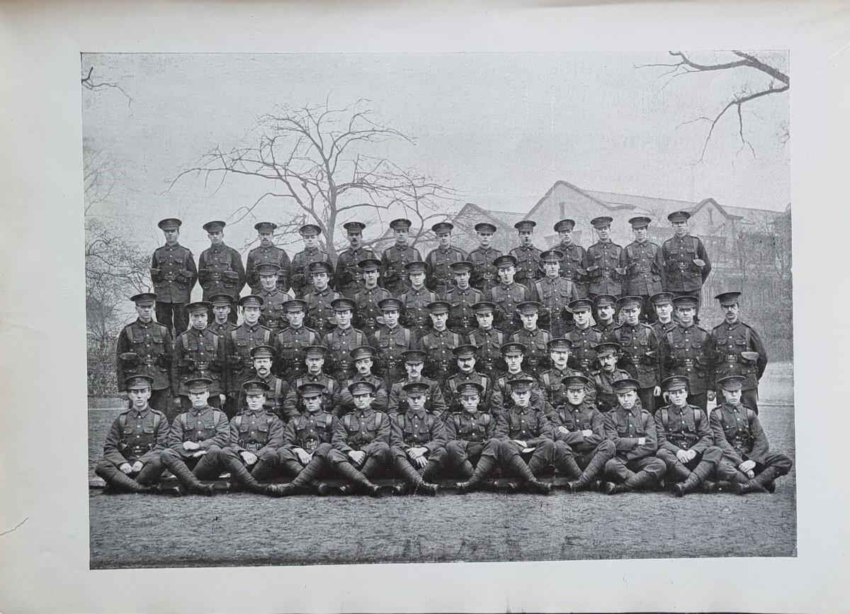 1917 WW1 PRINT MANCHESTER REGIMENT 19TH SERVICE BATTALION B COMPANY ...