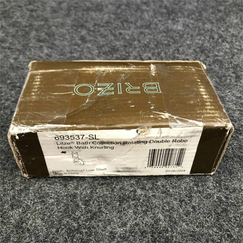 Brizo Litze Rotating Double Robe Wall Hook, Luxe Steel 693537-SL | eBay
