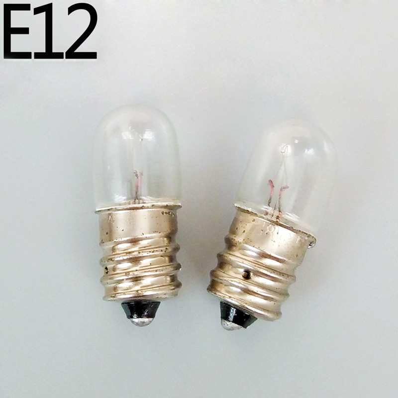E12 Instrument Signal Indicator Warning Screw Bulb Lamp 18V 24V 28V 0 ...