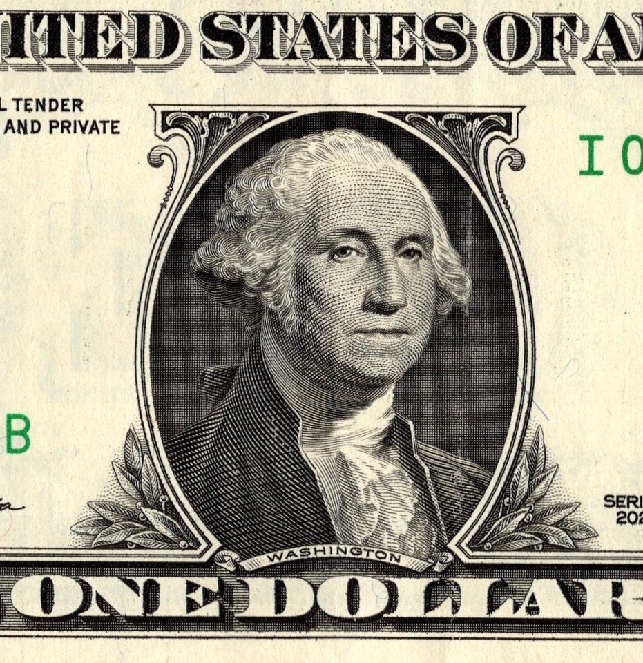 July 31 2000 Birthday Note Fancy serial number One Dollar bill ...