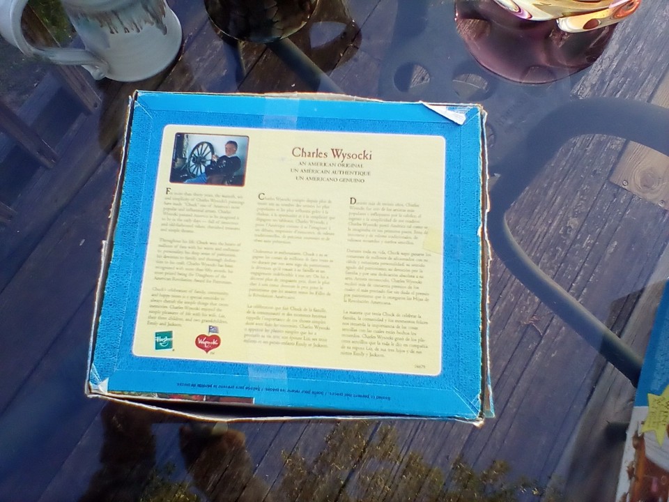 Charles Wysocki Americana Rockland Pie Farms Cat pc Puzzle Lars Stewart ...