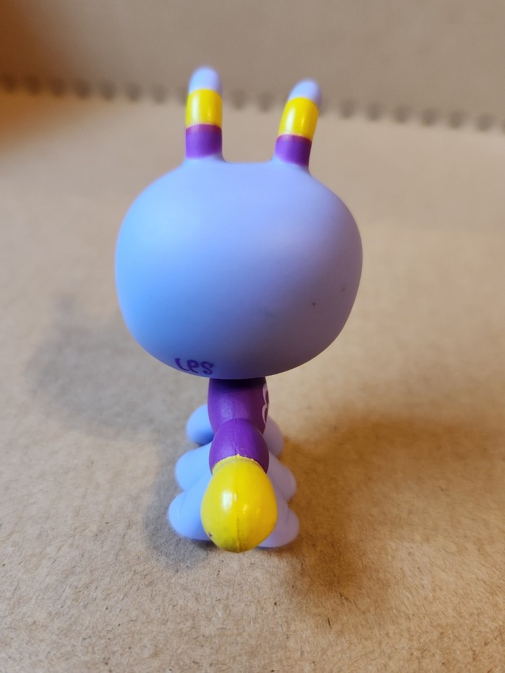Hasbro Littlest Pet Shop LPS #134 Purple Ant Bug Figure Green Eyes ...