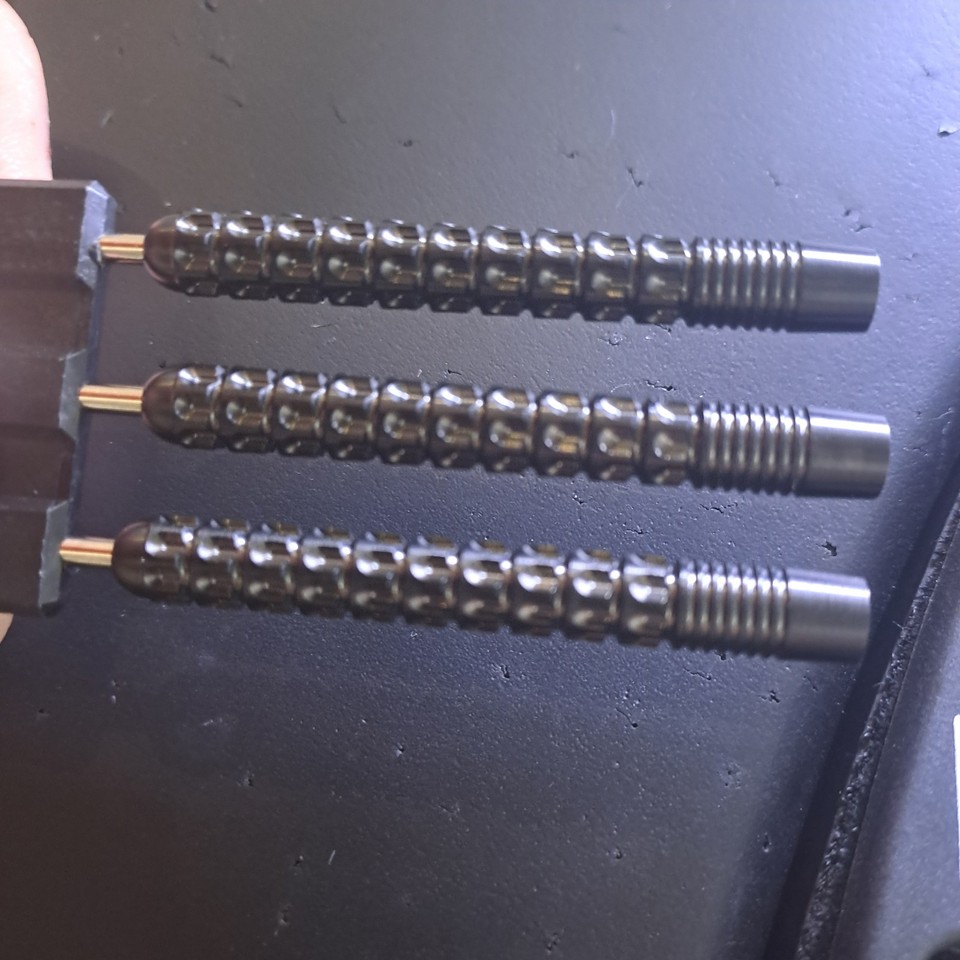 23g Pixel Grip Darts Black | eBay UK