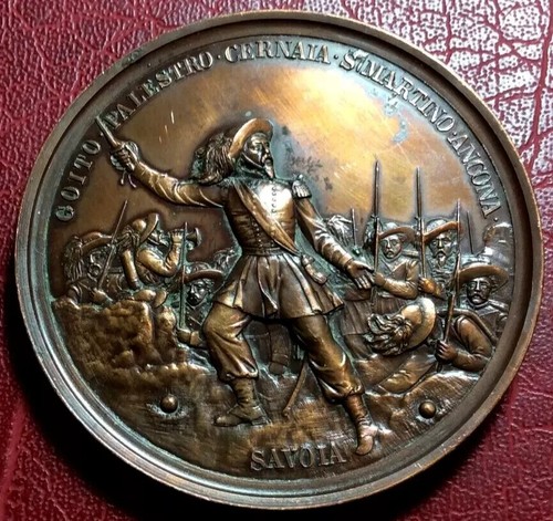 ALESSANDRO LA MARMORA Médaille Bersaglieri infanterie italienne 1886 ...