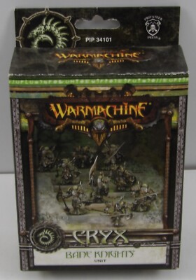 Warmachine Cryx Bane Knights Unit NEW Miniatures Kit PIP 34101 | eBay
