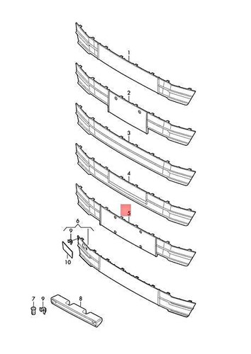 Genuine AUDI A8 Licence Plate Holder Dark Chrome High Gloss ...