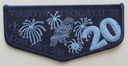 Tsoiotsi Tsogalii Lodge 70 Old North State NC S50 Conclave 2014 Flap ...